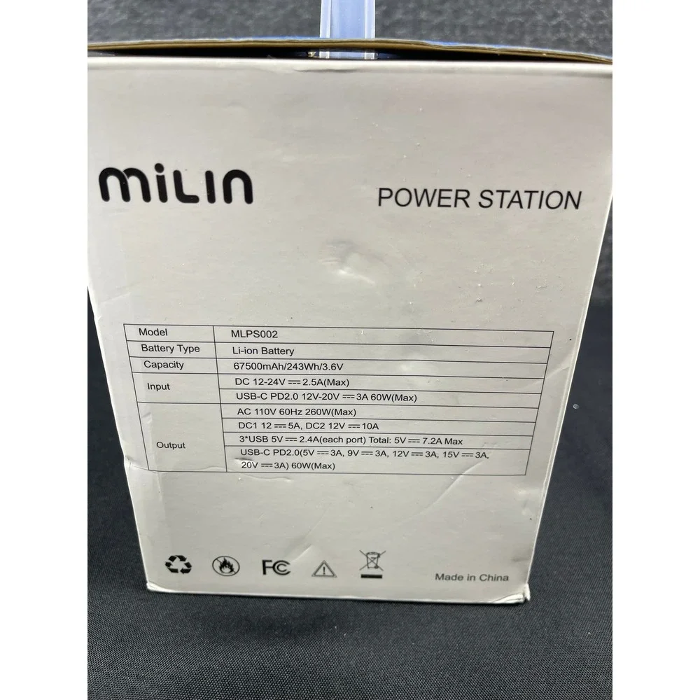 Milin | Portable Audio & Video | Milin Mlps02 Portable Power Station ...